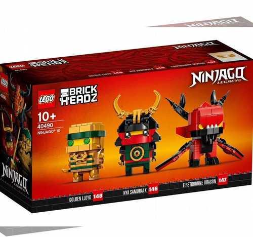 Lego 40490 BrickHeadz ninjago 10 (Новый, запечатан