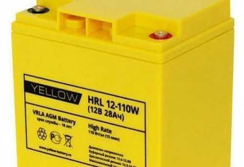 Аккумулятор AGM Yellow HRL 12-110w 12В 28ач