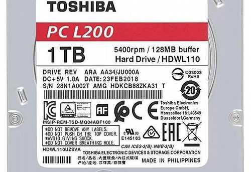 Жесткий диск 1 тб Toshiba PC L200