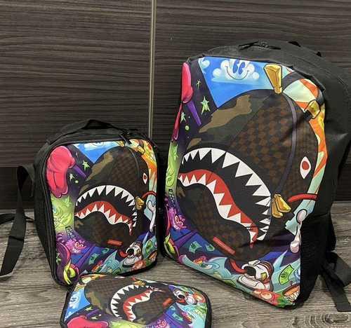 Новый Набор сумок рюкзак Sprayground