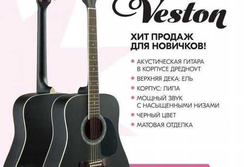 Электроакустическая гитара veston D-45 SP/BKS tran | Festima.Ru ...