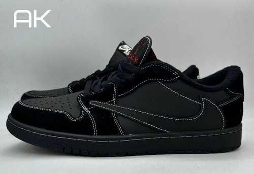 Кроссовки Nike Air Jordan 1 Low Black Phantom