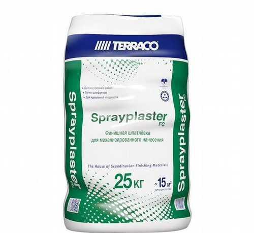 Шпатлевка финишная Terraco Sprayplaster (мешок) 25