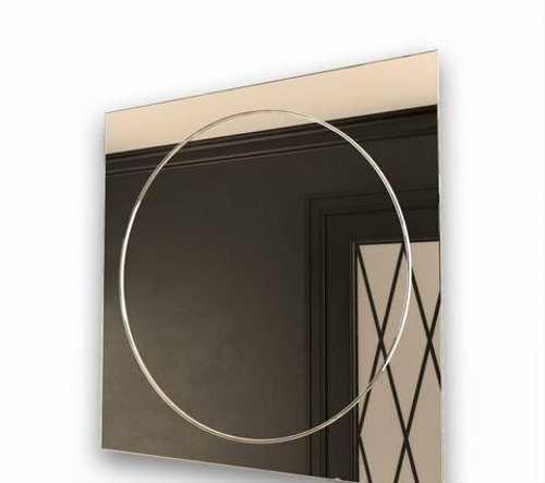 Зеркало mixline "Пион" 600*600 (шв) гравировка