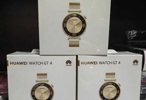 Huawei watch gt 4 41mm ARA-B19 gold миланский
