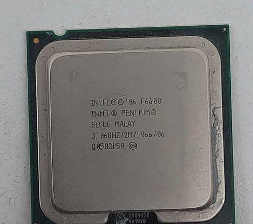 Процессор Intel Pentium E6600 (slgug) бу