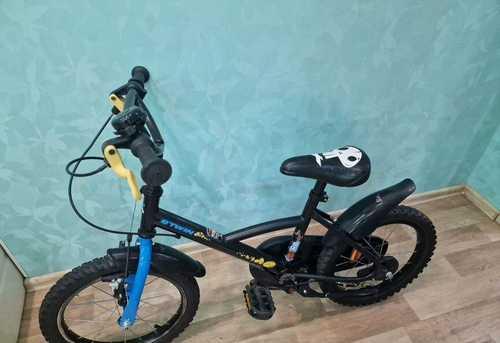 Детский велосипед для мальчика b'twin 16 колеса