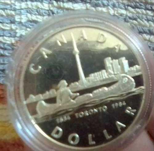 Канада. Юбилейная монета, 1984. Серебро. Пруф