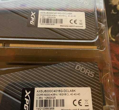 XPG Lancer DDR5 2*16Gb (32gb) 6000mhz