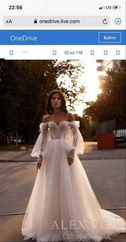 Платье greta alex veil
