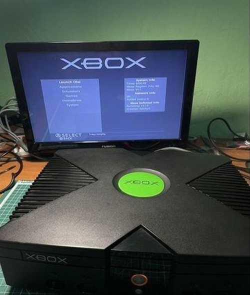 Xbox original 2002 на пломбах. Softmod