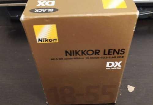 Объектив Nikon AF-S DX 18-55mm f/3.5-5.6 G ED II