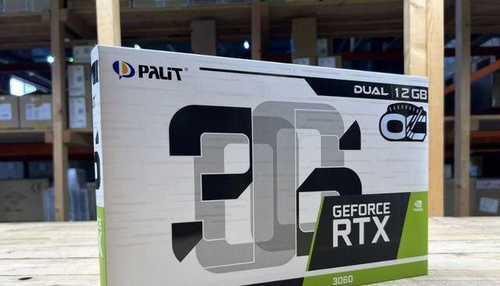 Новые видеокарты palit GeForce RTX 3060 Dual 12Gb