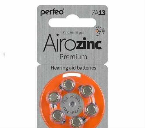 Батарейки Perfeo Airozinc Premium ZA13 (PR48)