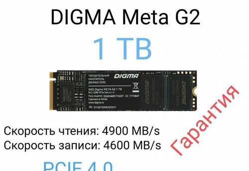 SSD Digma Mеt a G2 1 TB - m2 nvme - новый