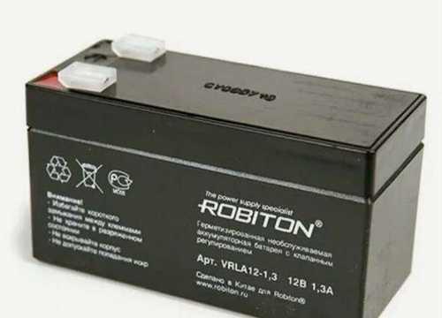 Аккумуляторная батарея robiton vrla 12-1.3 1.3 Ач