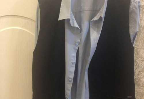 Комплект школьной одежды (брюки, жилетка, рубашка)