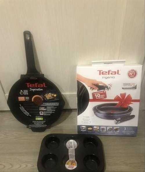 Сковородки Tefal и формы для маффинов