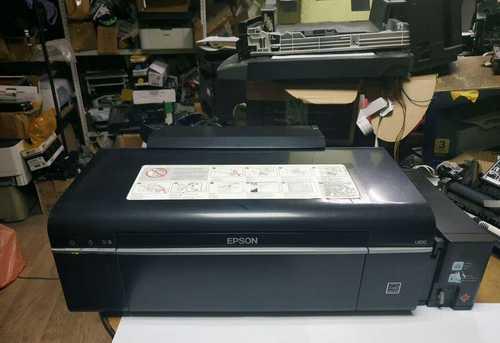 Цветной принтер Epson L800 c заводской снпч