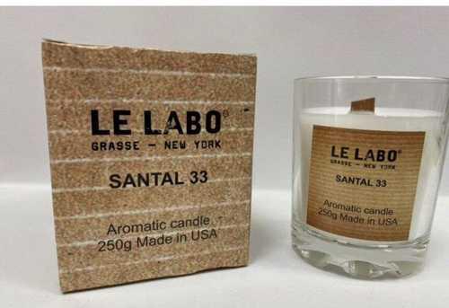 Свеча парфюмированная le labo santal 33