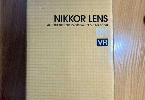Объектив nikkor lens 55-300
