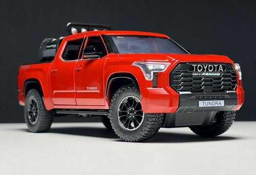 Машинка Toyota Tundra металл красная