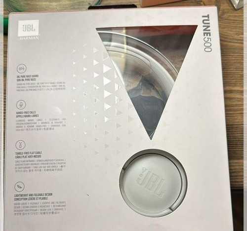 Jbl tune 500bt white наушники новые