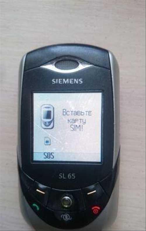 Телефон "ретро" слайдер Siemens SL65 рабочий