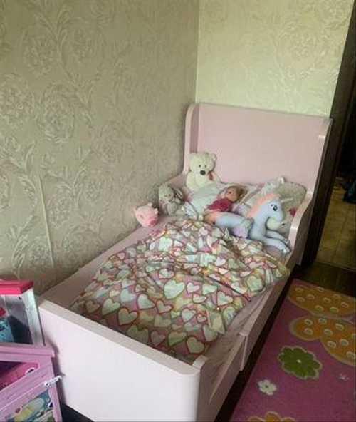 Кровать бусунге с матрасом IKEA
