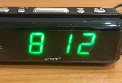 Часы VST-738+Будильник (Разные Цвета)