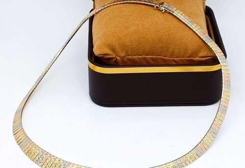 Новое золотое колье ожерелье Клеопатра 585 пробы