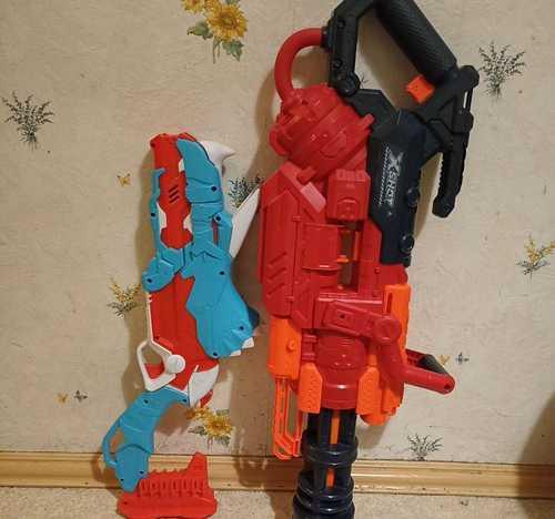 Nerf Dinosouad и х-shot excel Gx-001