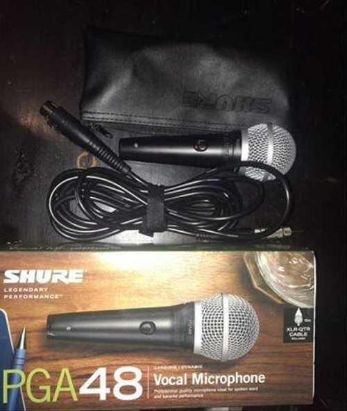 Микрофон Shure PGA48 новый