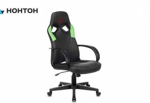Кресло игровое Zombie Runner черное / зеленое
