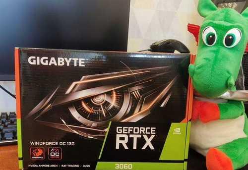 Gigabyte GeForce RTX 3060 windforce OC 12Gb(новая)
