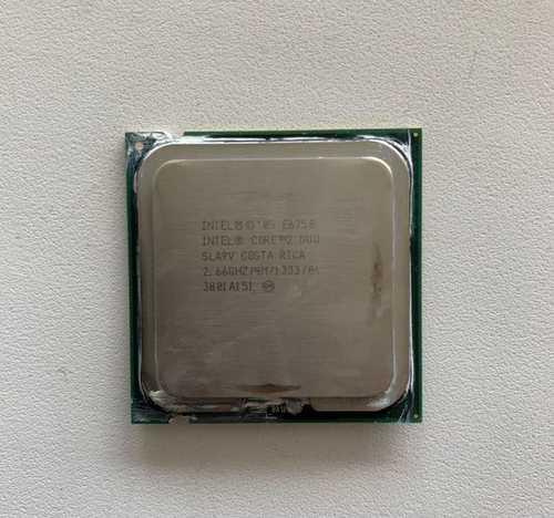 Процессор intel core 2 duo Е6750 2.66Ггц