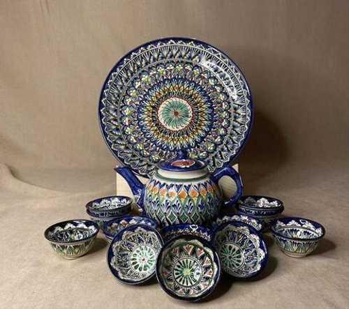 Набор столовой Риштанской керамики
