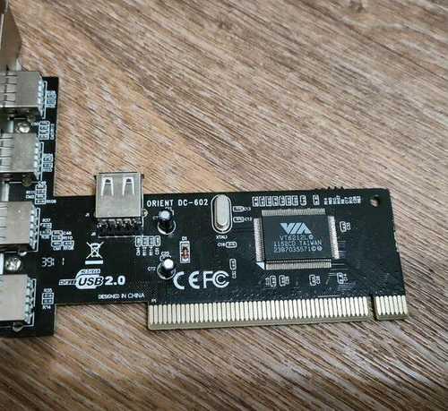 PCI USB-хаб, юсб плата