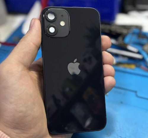 Корпус iPhone 12 mini black в сборе оригинал