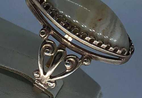 Кольцо Маркиза 875 Серебро в Золоте Звезда