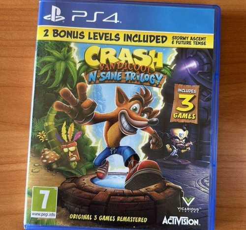 Crash bandicoot n sane trilogy ps4