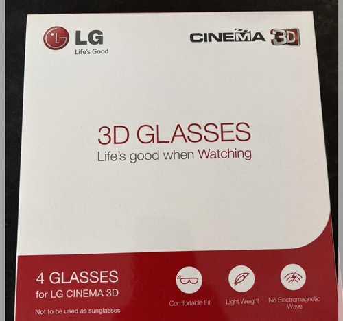 3D очки LG cinema