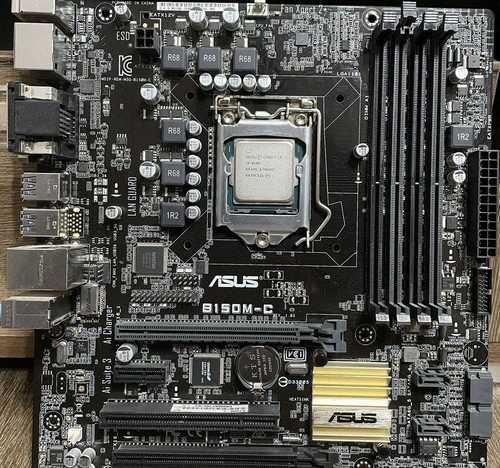 Материнская плата asus b150m-c