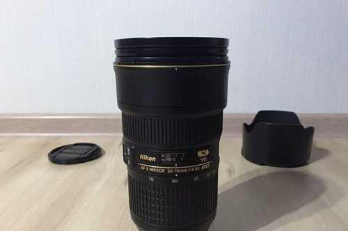 Nikon afs 24-70mm f2.8E VR