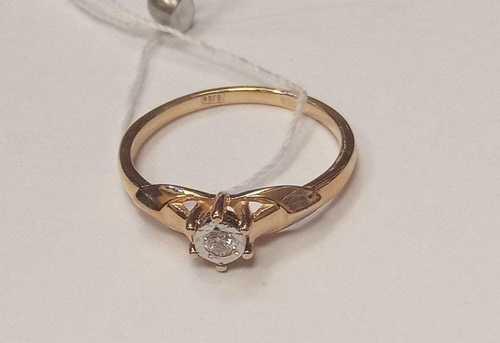 Золотое кольцо с бриллиантами (18000)*