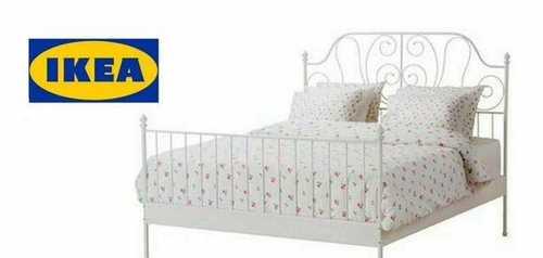 Кровать IKEA leirvik
