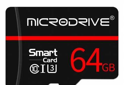Карта памяти MicroSD 64GB Сlass 10