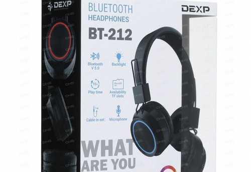 Наушники Bluetooth-гарнитура dexp BT-212 черный