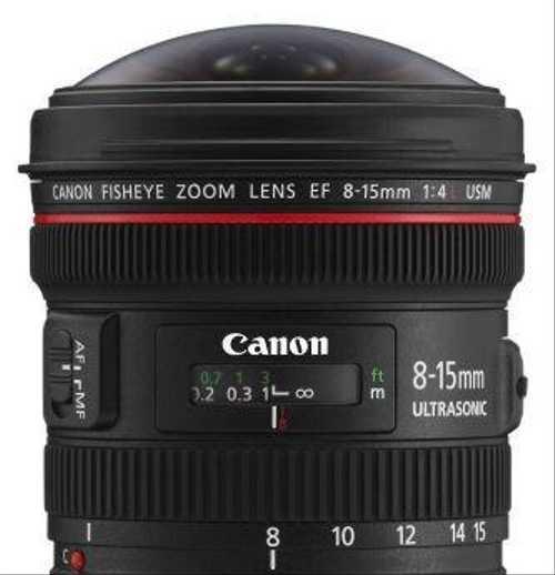 Объектив Canon EF 8-15mm f/4.0L Fisheye USM
