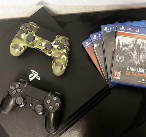 Sony playstation 4 pro бу с играми